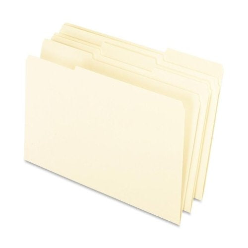 Interior Folder, 1/3 Tab Cut, Legal, Manila — Pop Pop Office Machines