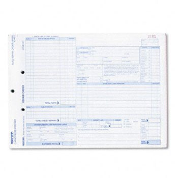 Rediform Speediset Four-Part Auto Repair Form FORM, AUTO REP QD 50PK ...